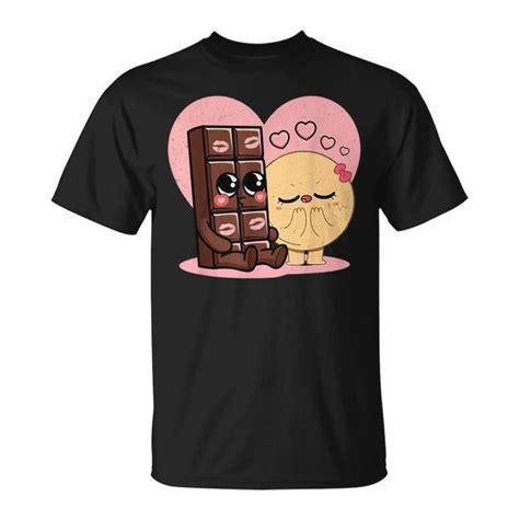 Choco And Pancake Couples Love Sweet Romantic Partners T Shirt Cute