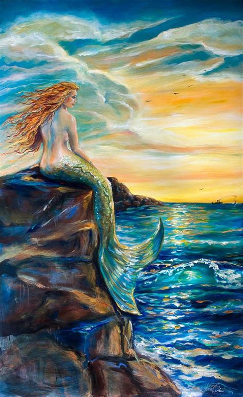 Underwater Mermaid Art Impressionist Underwater Mermaid Art Ummlr