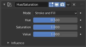 Hue/Saturation Modifier — Blender Manual