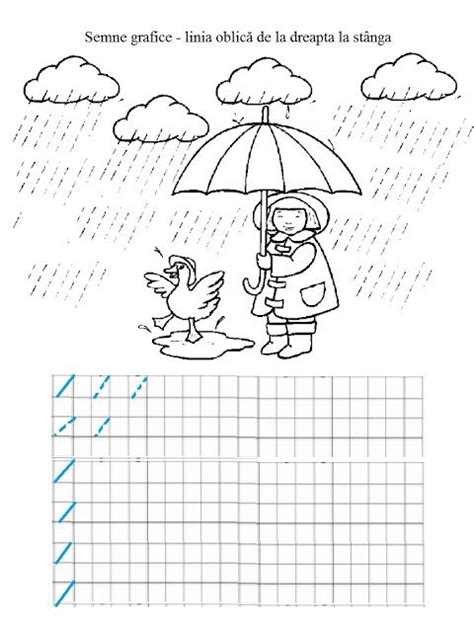Semne Grafice Linia Oblică Dreapta Stânga Attività Di Apprendimento Per Infanti Lezioni Di