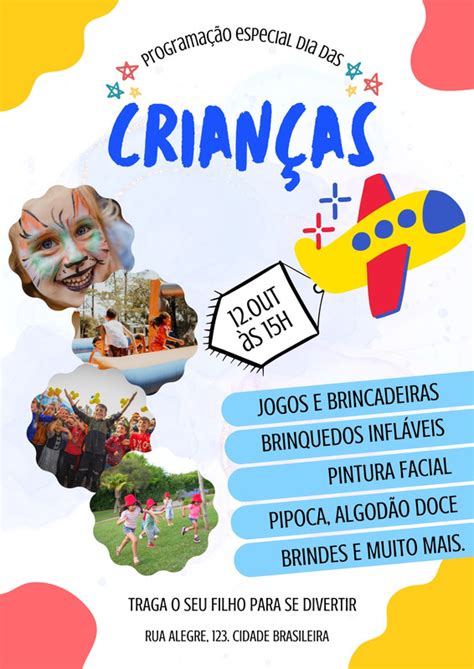 Modelos De Dia Das Crianças Customizáveis E Grátis