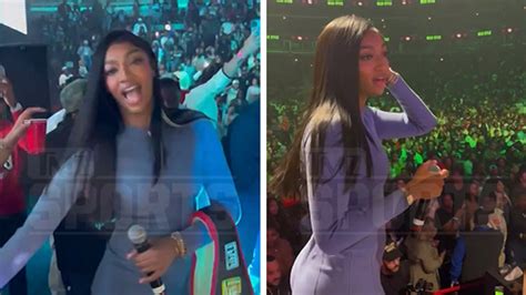 Angel Reese Stuns In Booty Shorts At Wild N Out Taping