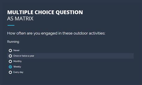 new question type available matrix question qpoint