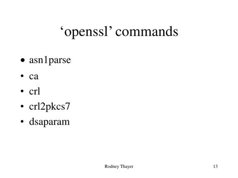 PPT PKI Processing With OpenSSL PowerPoint Presentation Free Download ID 3271885