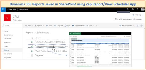 Zap Report View Scheduler Zap Objects