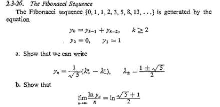 Solved The Fibonacci Sequence The Fibonacci Sequence Chegg Com