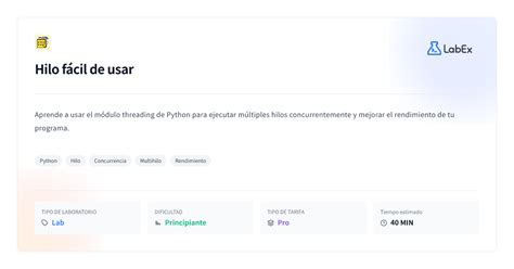 Tutorial De Python Threading Ejecución Concurrente Labex