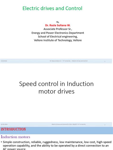 Induction Motors Edc Scherbius Drive Pdf Electric Motor Power Inverter