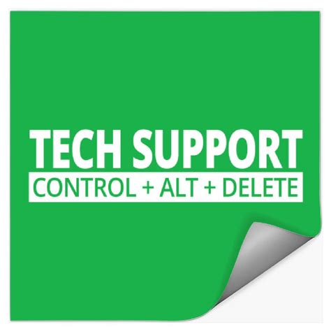 Tech Support Ctrl Alt Delete Funny Humor Sold By Islam Fawzy SKU OFF Printerval