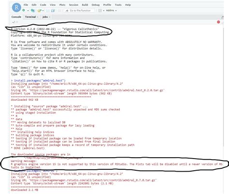 RStudio Version And R Graphics Engine Version Issue Pachadotdev Rstudio Server Droplet