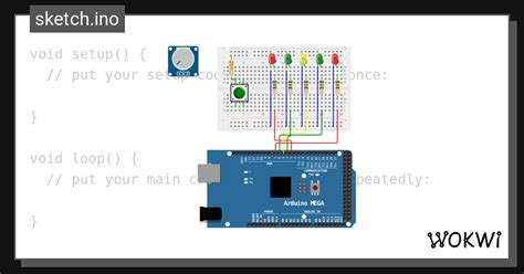 Lauflicht2 Wokwi Esp32 Stm32 Arduino Simulator