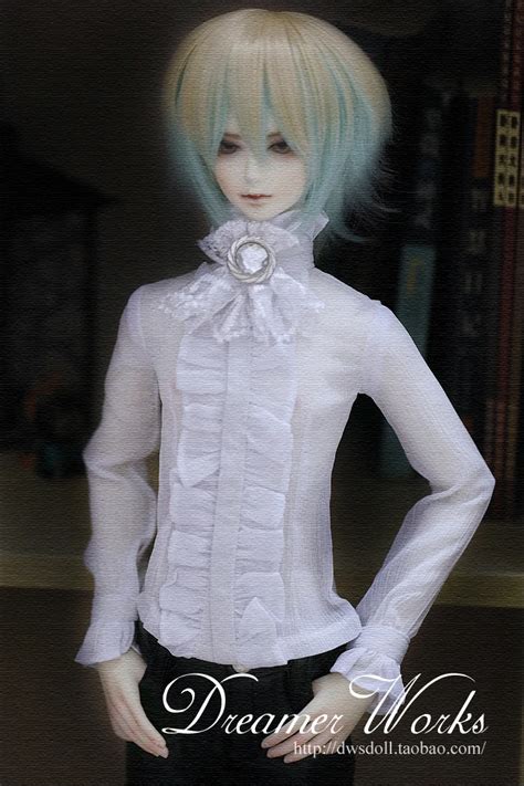1/4 1/3 scale BJD Long sleeve lace shirt for BJD/SD clothing doll ...