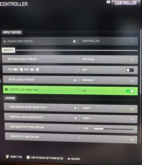 Settings For Controller Trigger Effect Missing Any Ideas PS R ModernWarfareII