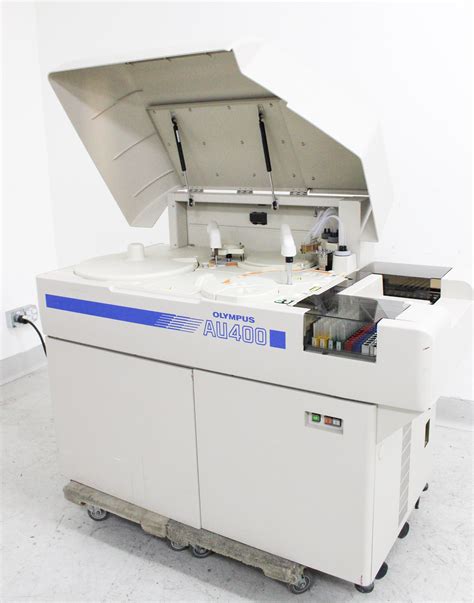 Olympus Au400 Chemistry Analyzer High Throughput 800 Testshour Good