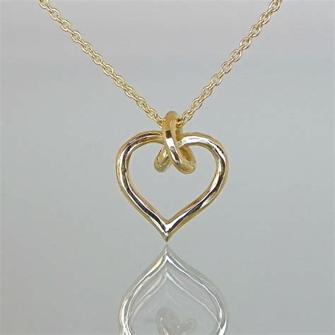 Gouden Hartje Met Knoopje Zonder Ketting Hofsmeden