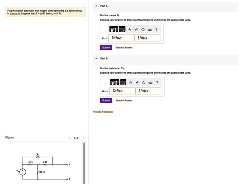 solved texts part a find the norton equivalent with respect to the
