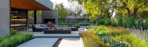 Seamlessly Integrated Outdoor Living Space with Landscaping, Garden Features, and Sustainable ...