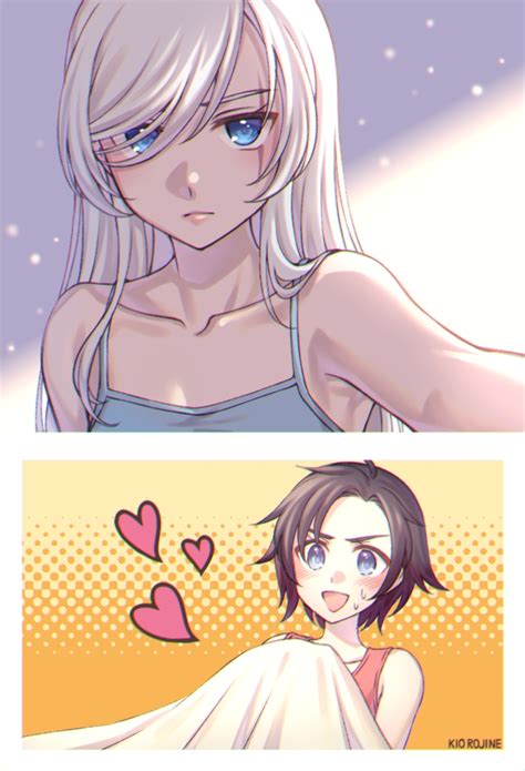 Ruby Rose And Weiss Schnee Rwby Drawn By Kio Rojine Danbooru