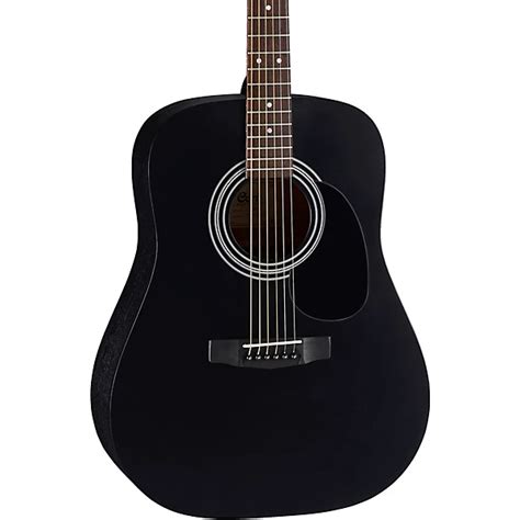 Cort AD810 Standard Series Dreadnought Acoustic Guitar Black Satin ...
