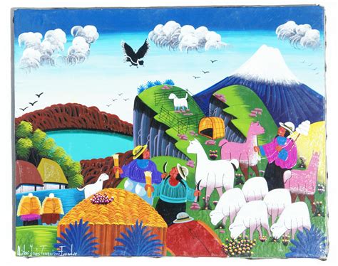 Tigua アート エクアドルからのジュエリー、彫刻、手工芸品の卸売