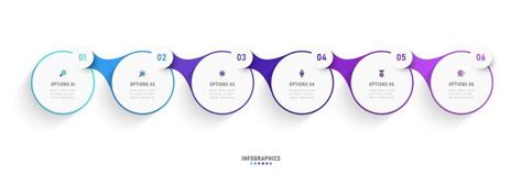 6 step diagram vector art icons and graphics for free download