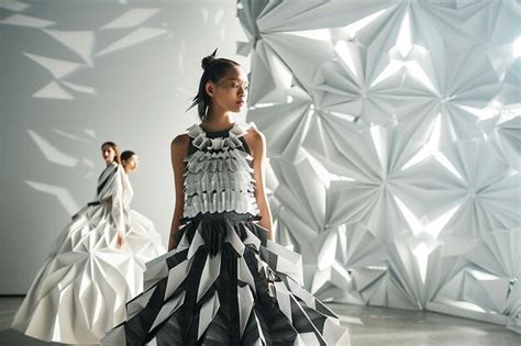 Explore The Intersection Of Fashion And Origami Wi Generative Ai Premium Ai Generated Image