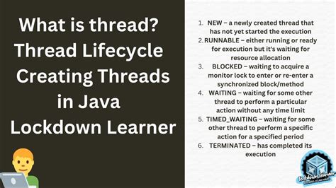 What Is Thread Thread Lifecycle Creating Threads In Java