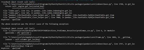 Python Intentando Leer Una Columna Con Pandas Solo Puedo Acceder A