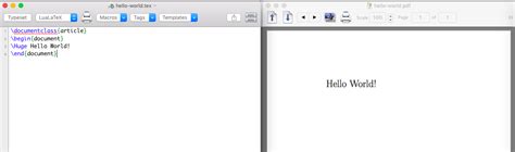 Editors Can You Have The Preview Open While Writing In Texshop Tex