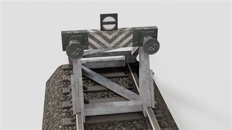 3d Railway Buffer Turbosquid 2090584