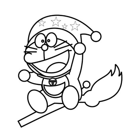 Gambar Doraemon Hitam Putih Untuk Mewarnai 51 Koleksi Gambar