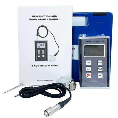 Buy Raesung Vm 6380 3 Axis Piezoelectric Accelerometer Vibration Meter Vm6380 3d Velocity Tester