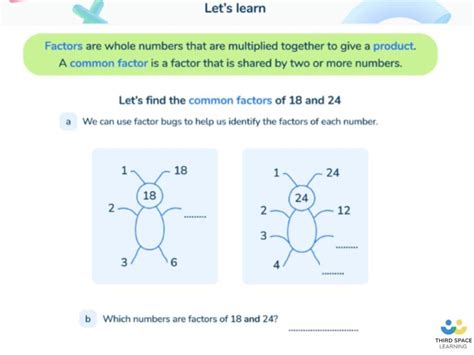 greatest common factor examples