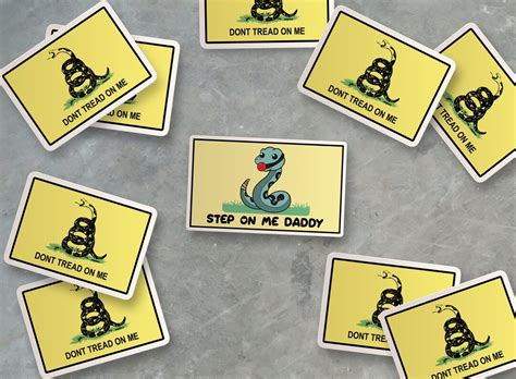 Don T Tread On Me Step On Me Daddy Sticker Etsy Don T Tread On Me Step On Me Daddy Sticker Etsy