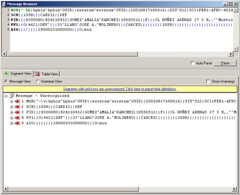 Using The Message Browser To View Messages