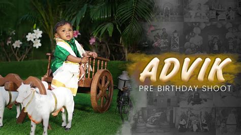 My Little Boy Advik Turns 1 Pre Birthday Shoot Youtube