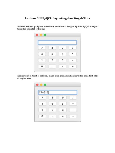 Latihan Gui Pyqt5 Pdf