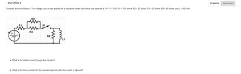 Solved Consider The Circuit Below The Voltage Source Was Chegg