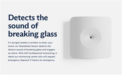 Amazon Com SimpliSafe Glassbreak Sensor Ft Range Sound Detection Technology