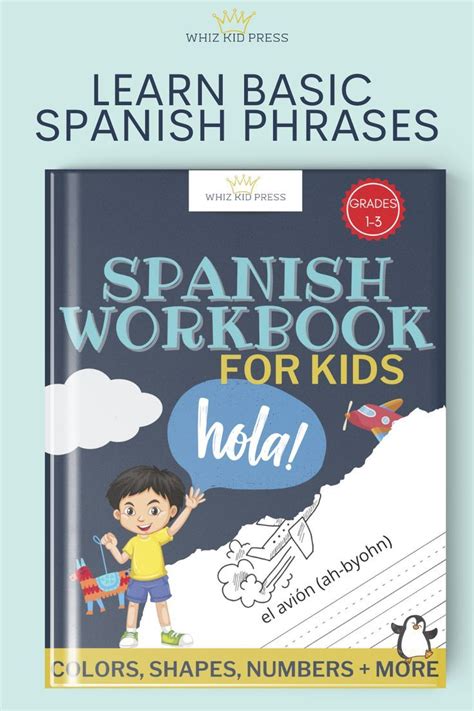 Spanish Workbook for Kids in Grades 1-3