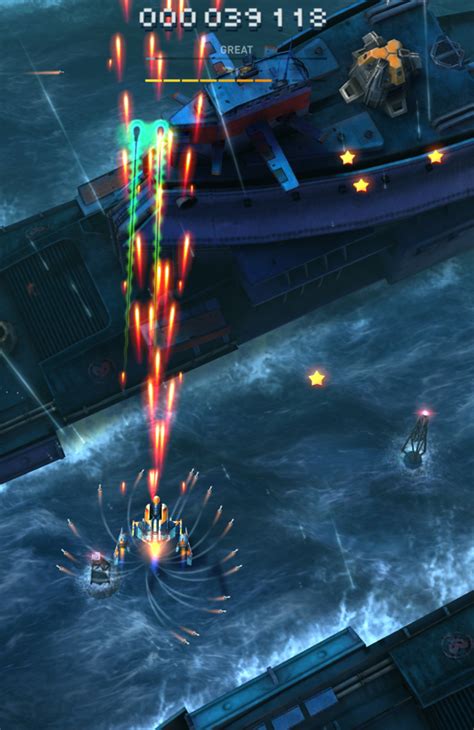 screenshot of sky force reloaded android 2016 mobygames