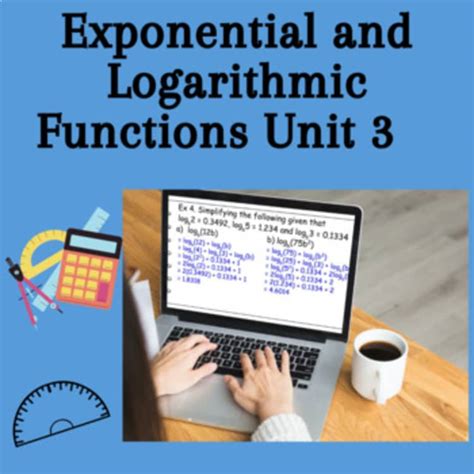 Exponential And Logarithmic Functions Lesson Notes Hw Precalculus Unit 3