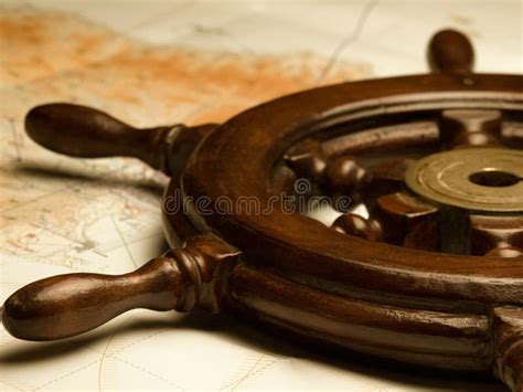 Barre Et Carte De Navigation Image Stock Image Du Nautique Objet