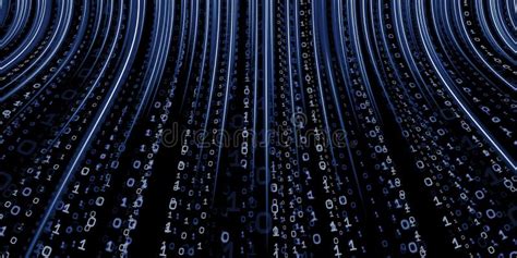 Binary Code Background Hacker Binary Data Computer Hacking Technology Of Digital Binary