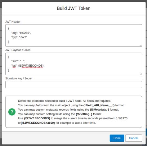 Build A Jwt Token Node For Outbound Calls Declarative Webhooks User Guide