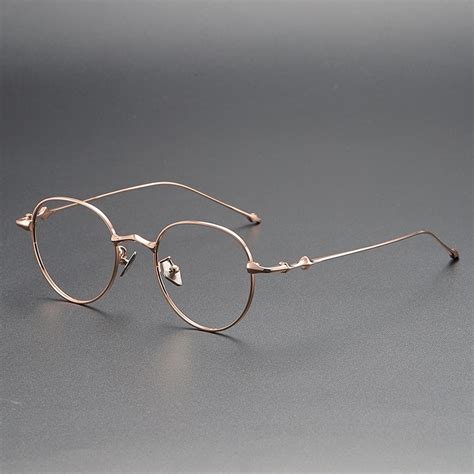 Gm Ultra Light Pure Titanium Glasses Frame Female Anti Blue Light Small