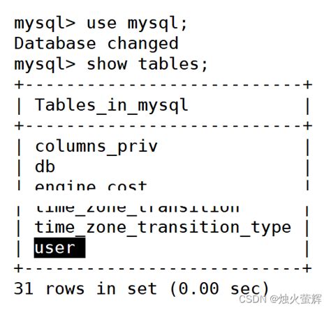「mysql 03」用户管理与给用户授权