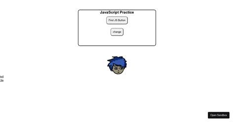 practice javascript codesandbox