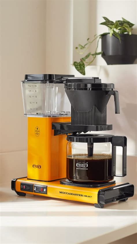 Moccamaster Yellow Pepper Filter Coffee Machine Coffee Maker Coffee