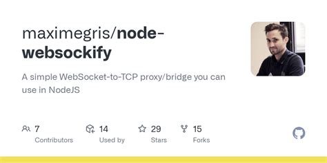 Github Maximegrisnode Websockify A Simple Websocket To Tcp Proxybridge You Can Use In Nodejs